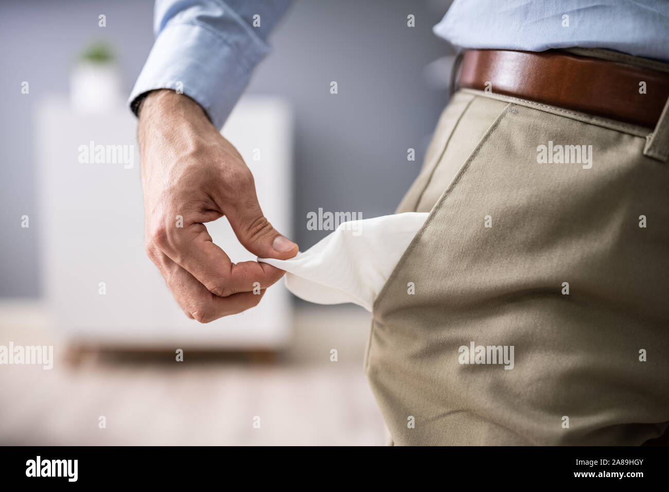 Businessman showing his empty pocket hi-res stock photography and ...