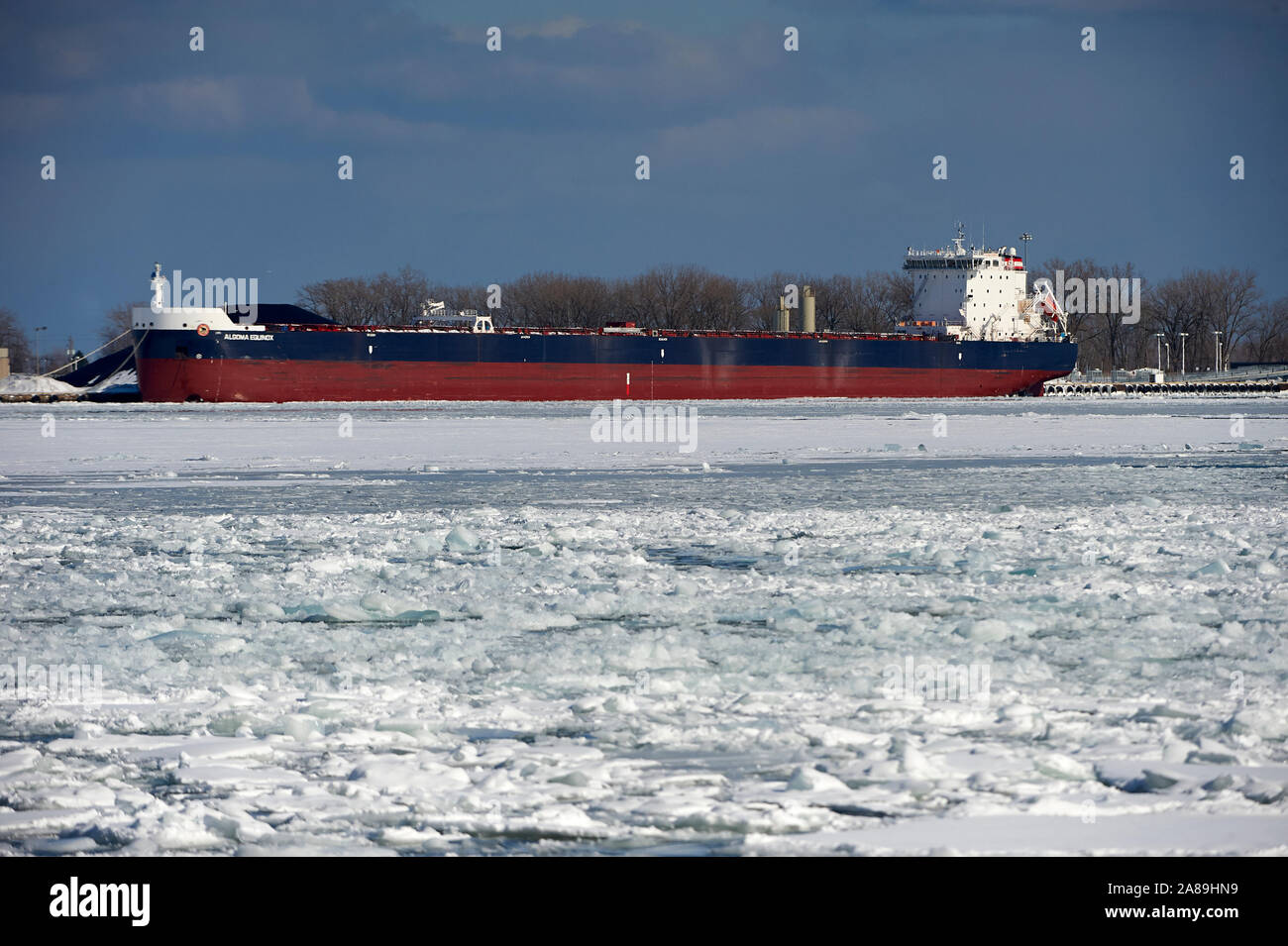 Ship anchored in Toronto Harbour, Lake Ontario, Toronto , Ontario ...