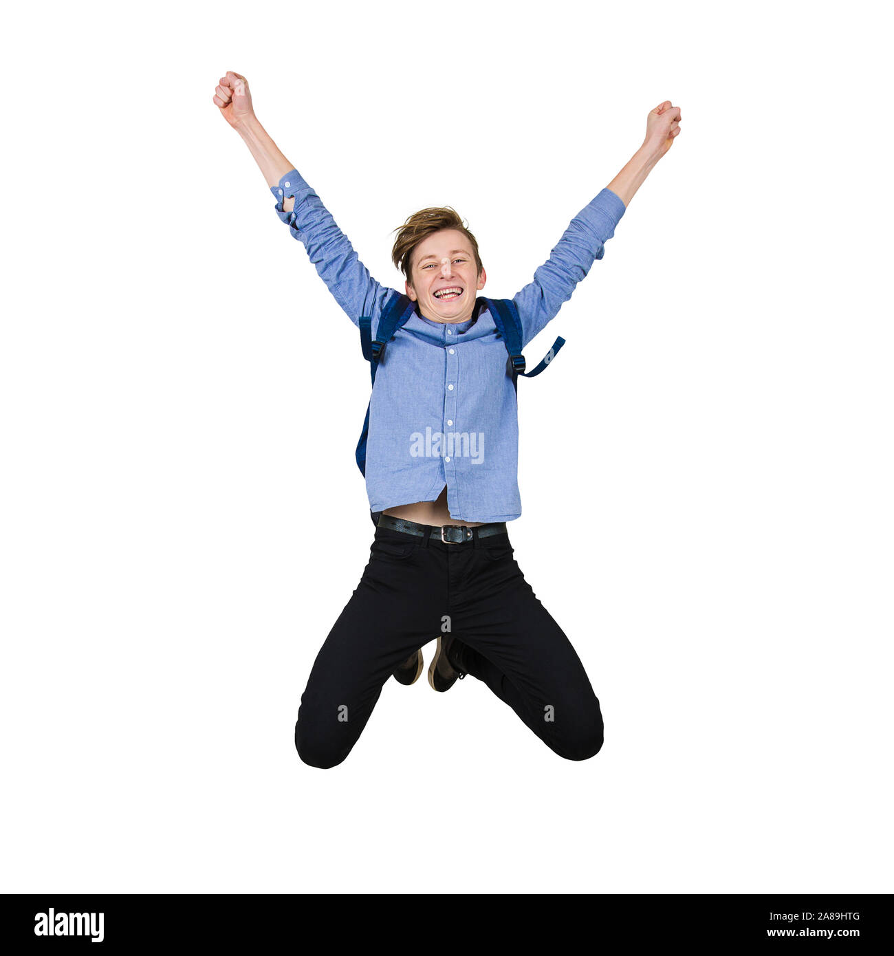 Really Happy Person Jumping