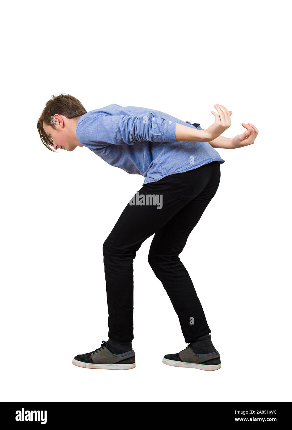 Person carrying heavy load hi-res stock photography and images - Alamy