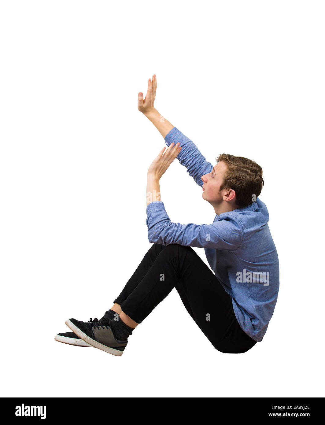 Helpless boy hi-res stock photography and images - Alamy