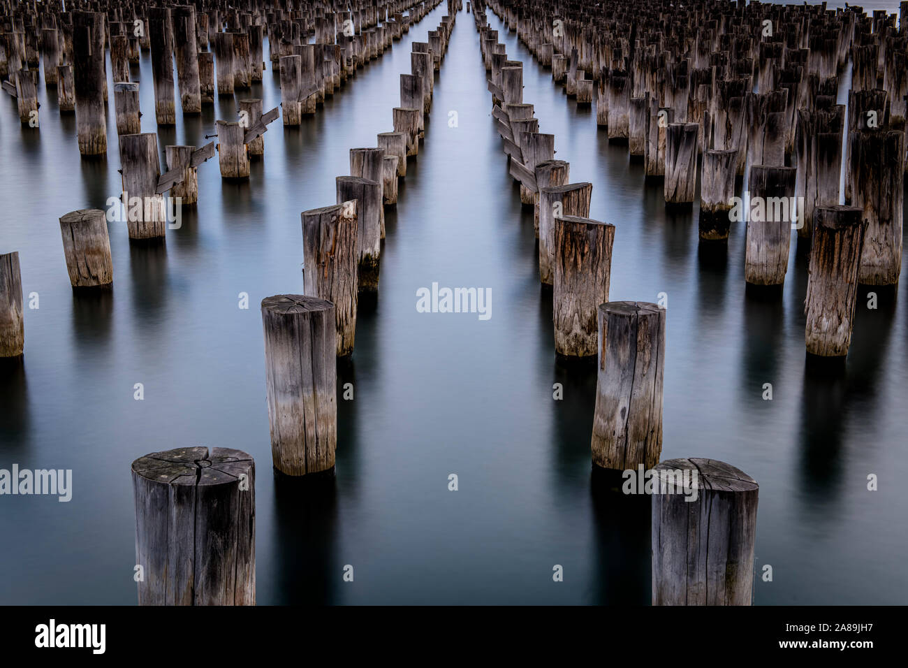 4 Nov 19. Melbourne, Australia. Original pylons, circa 1912 of Princess ...