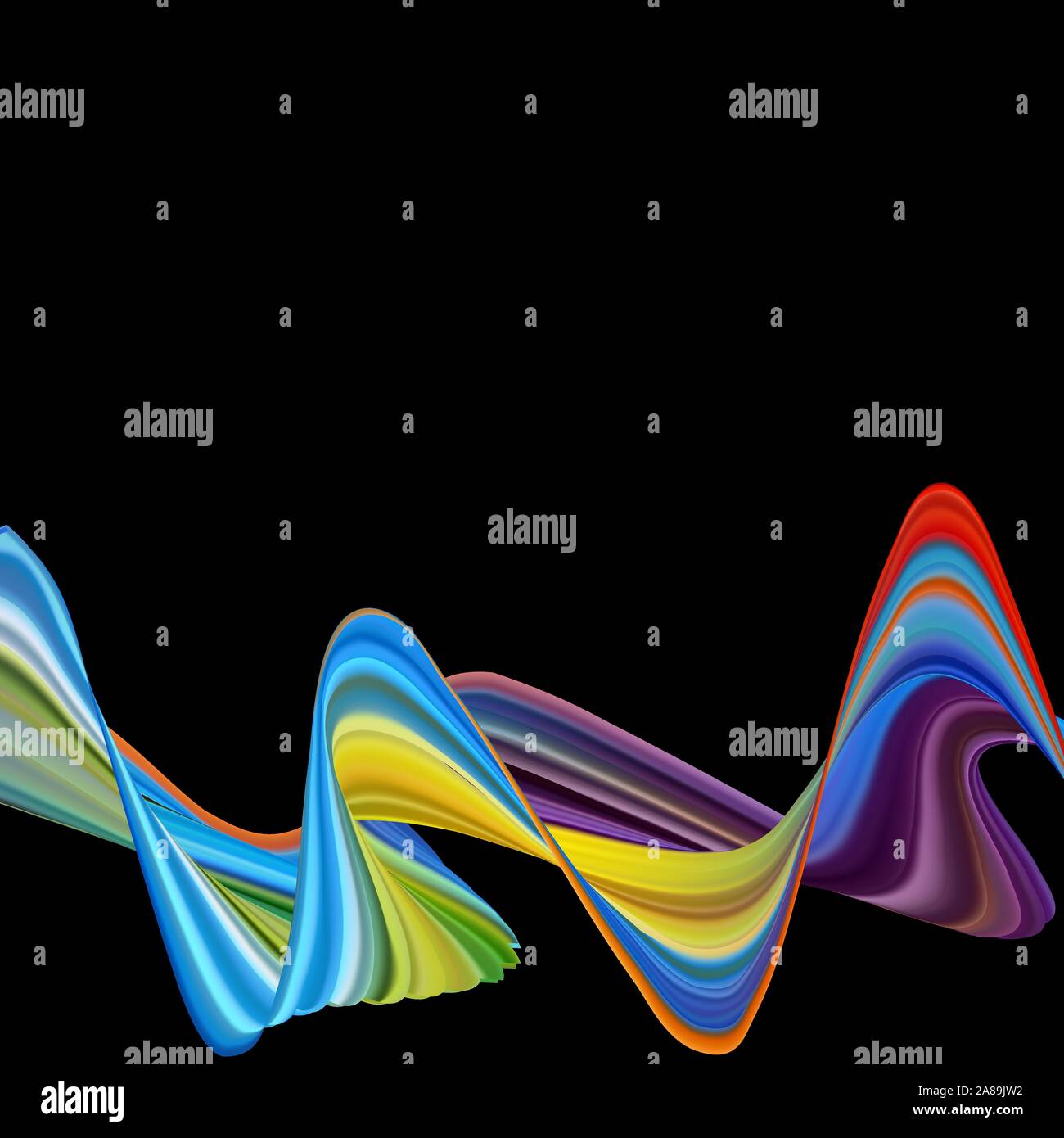 Color flow of paint. Waves. Element of design. Abstract background of a ...
