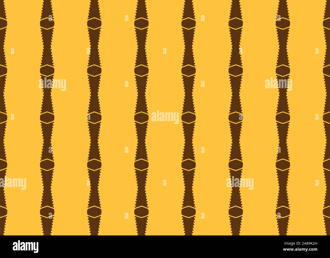 Seamless geometric pattern. In yellow and brown colors Stock Photo - Alamy