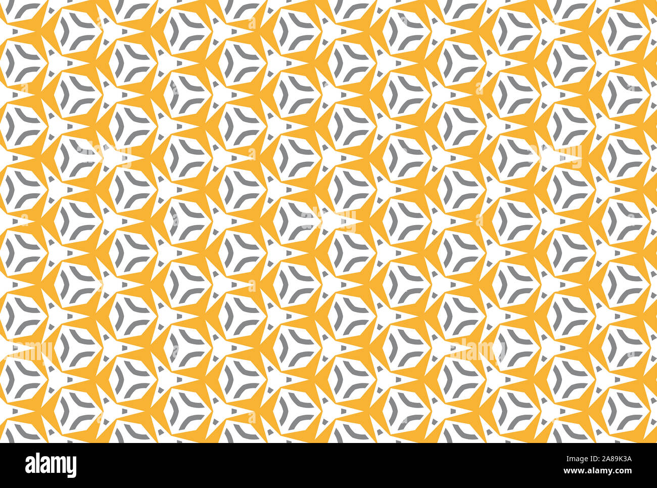 Seamless geometric pattern. In grey and brown colors on white ...