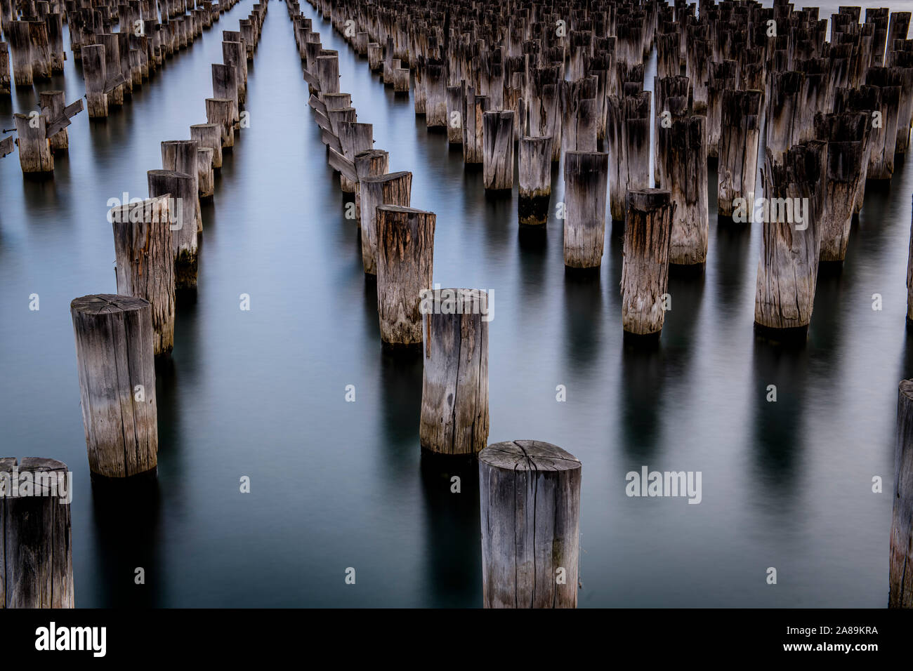 4 Nov 19. Melbourne, Australia. Original pylons, circa 1912 of Princess ...