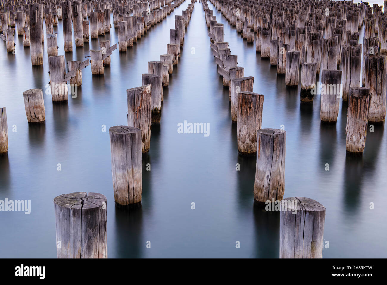 4 Nov 19. Melbourne, Australia. Original pylons, circa 1912 of Princess ...