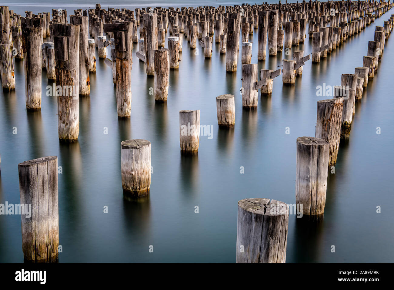 4 Nov 19. Melbourne, Australia. Original pylons, circa 1912 of Princess ...