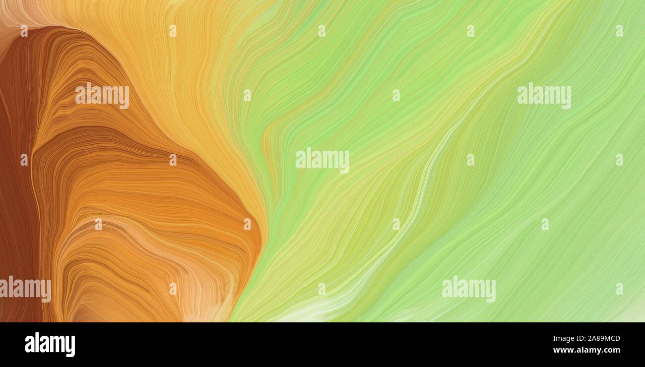 curved speed lines background or backdrop with dark khaki, sienna and ...