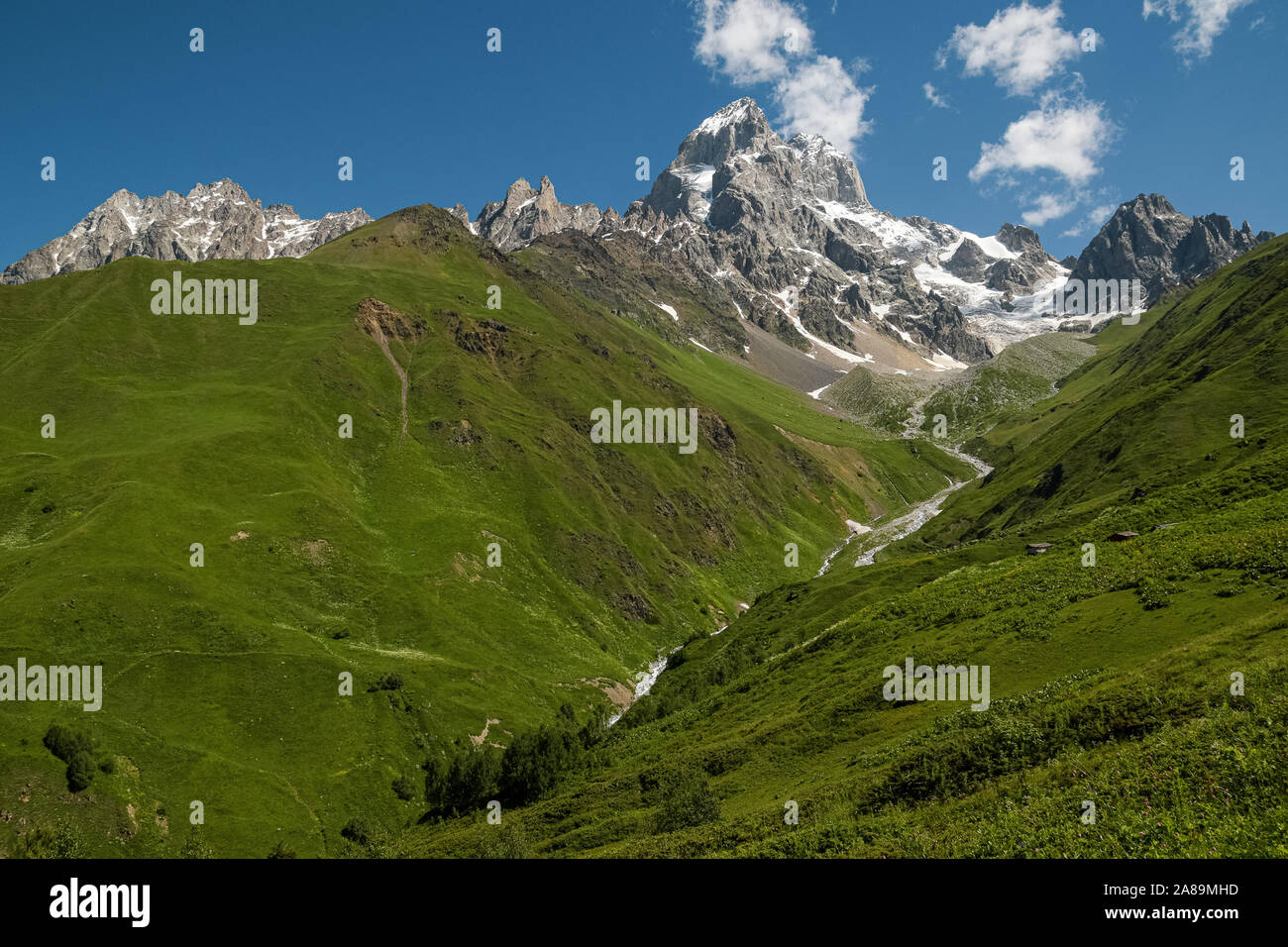 View from Guli Pass during Mazeri-Mestia trek featuring spectacular ...