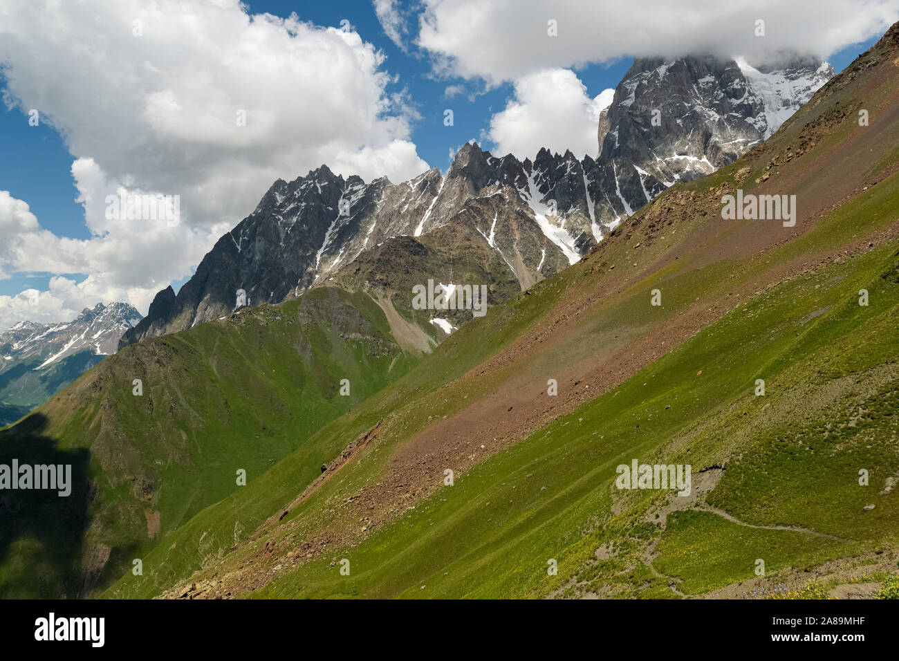 Georgian mountains view hi-res stock photography and images - Alamy
