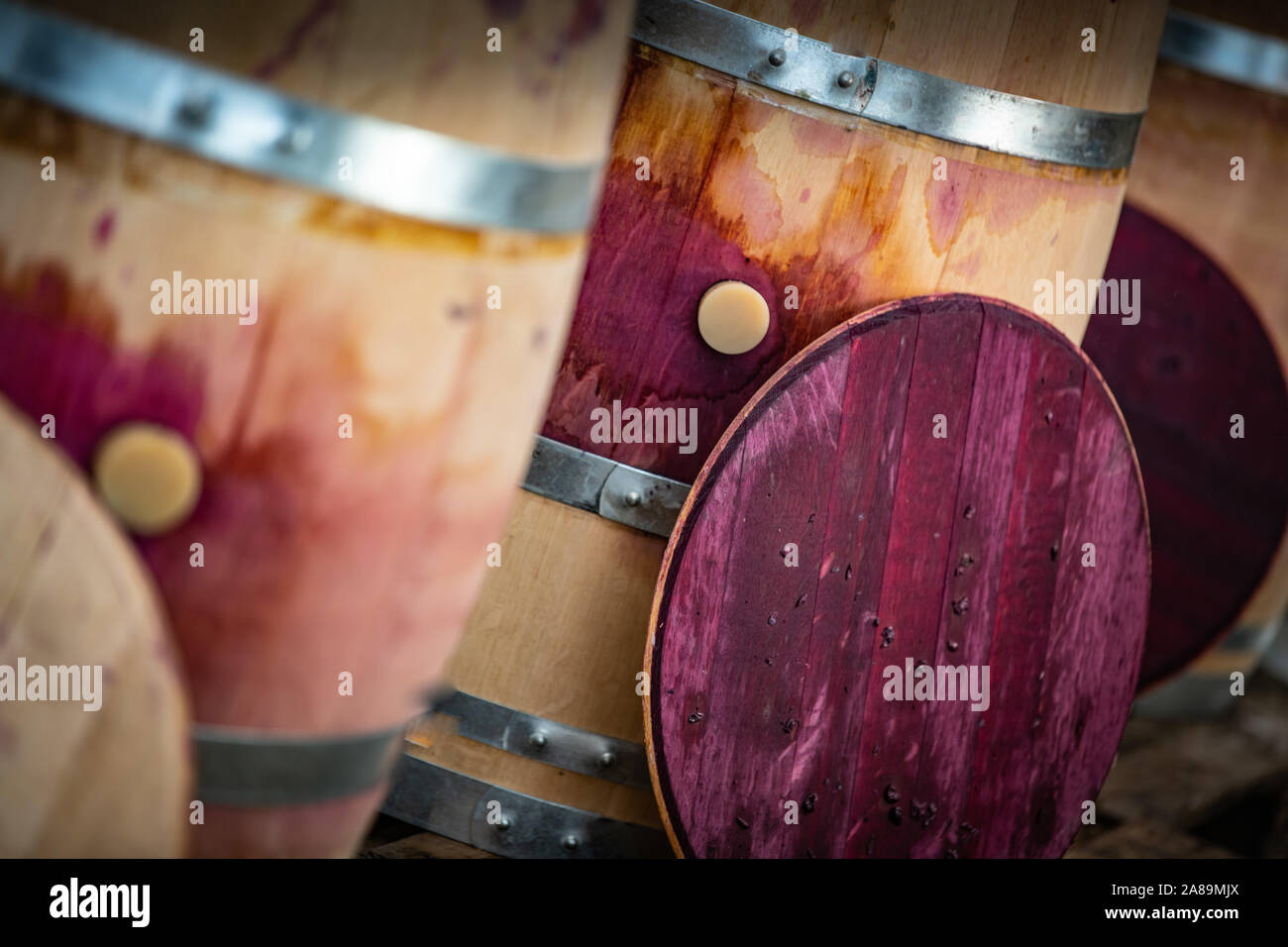 Slow Motion Of Yellow Spray Bottle Drops On Black Background Stock ...