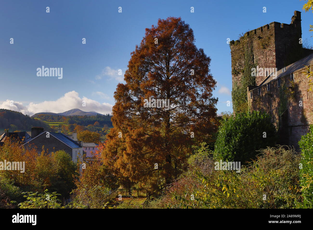 Brecon castle hi-res stock photography and images - Alamy