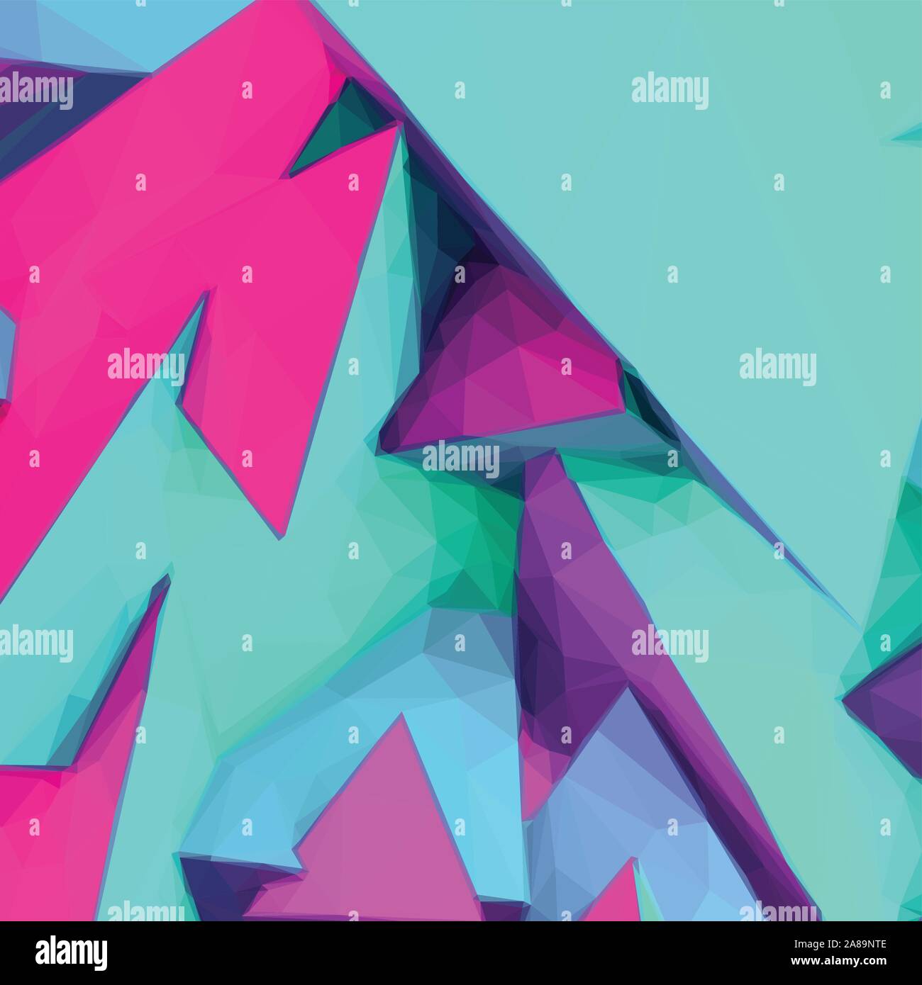 Abstract background with colorful blue and purple triangular shapes Stock Vector Image & Art - Alamy