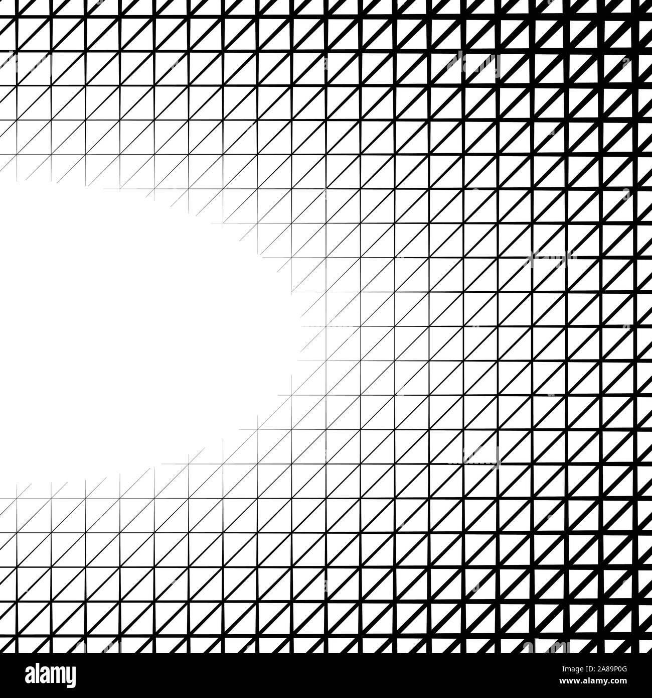 Background with gradient of triangle shaped cells grid Stock Vector ...