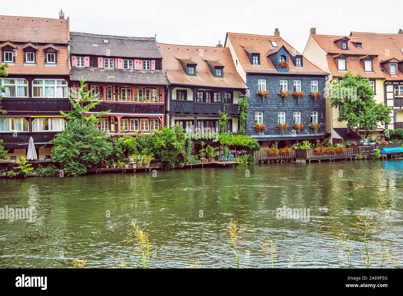 Fishing district Little Venice in Bamberg, Bavaria, Germany. Travel ...
