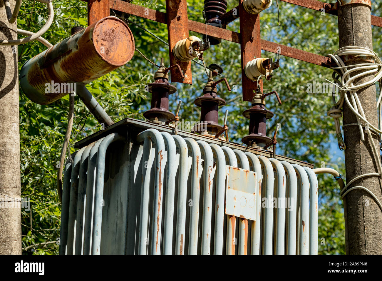 Rusty transformer hi-res stock photography and images - Alamy