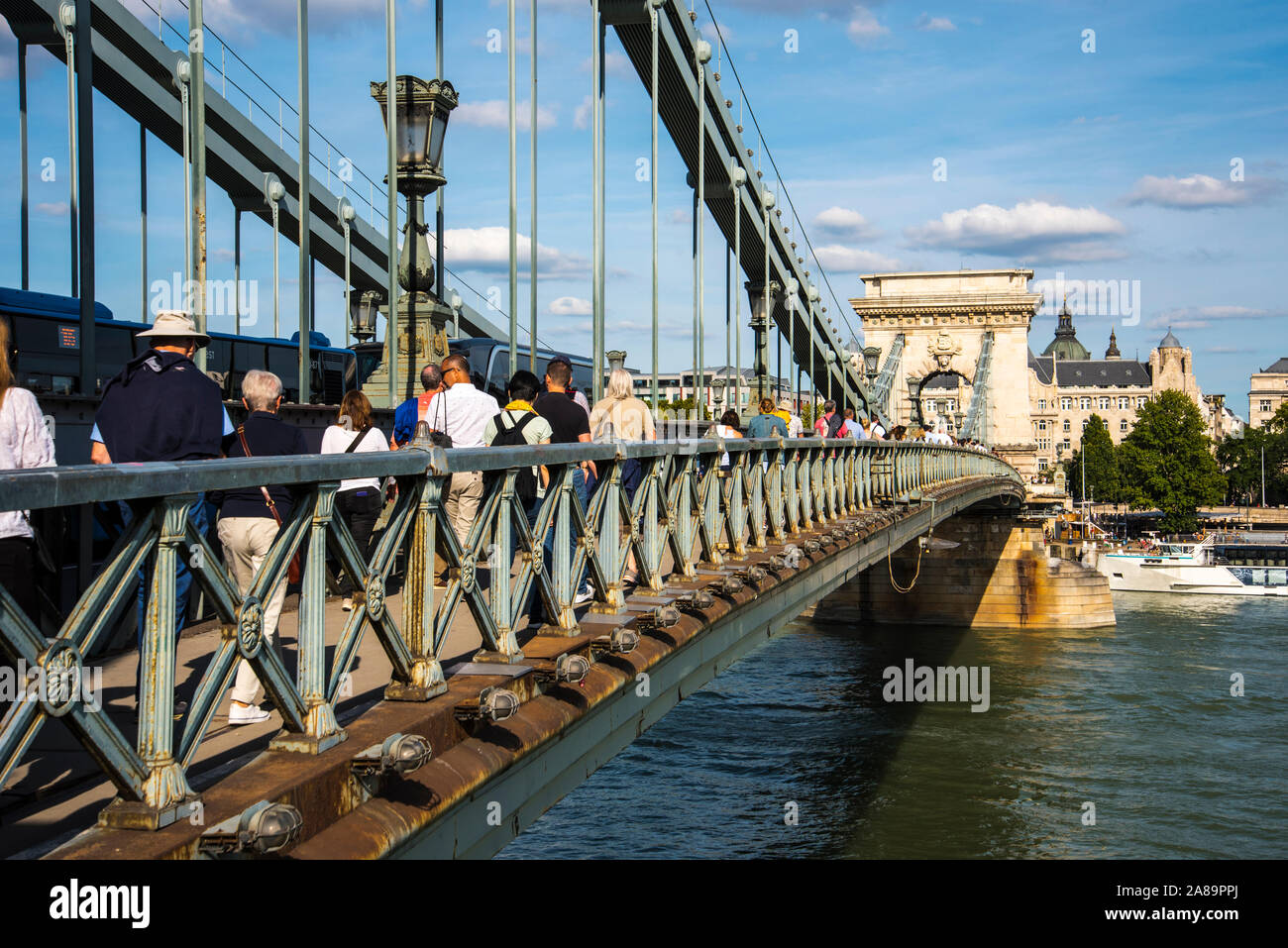 Budapest the Capital city of Hungary is divided by the River Danube.The ...