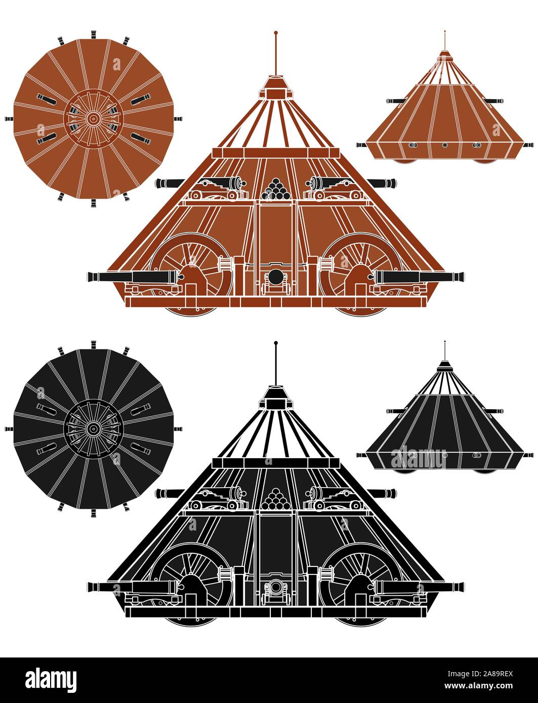 Leonardo Da Vinci Armored Tank