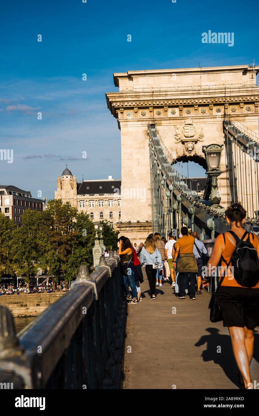 Budapest the Capital city of Hungary is divided by the River Danube.The ...