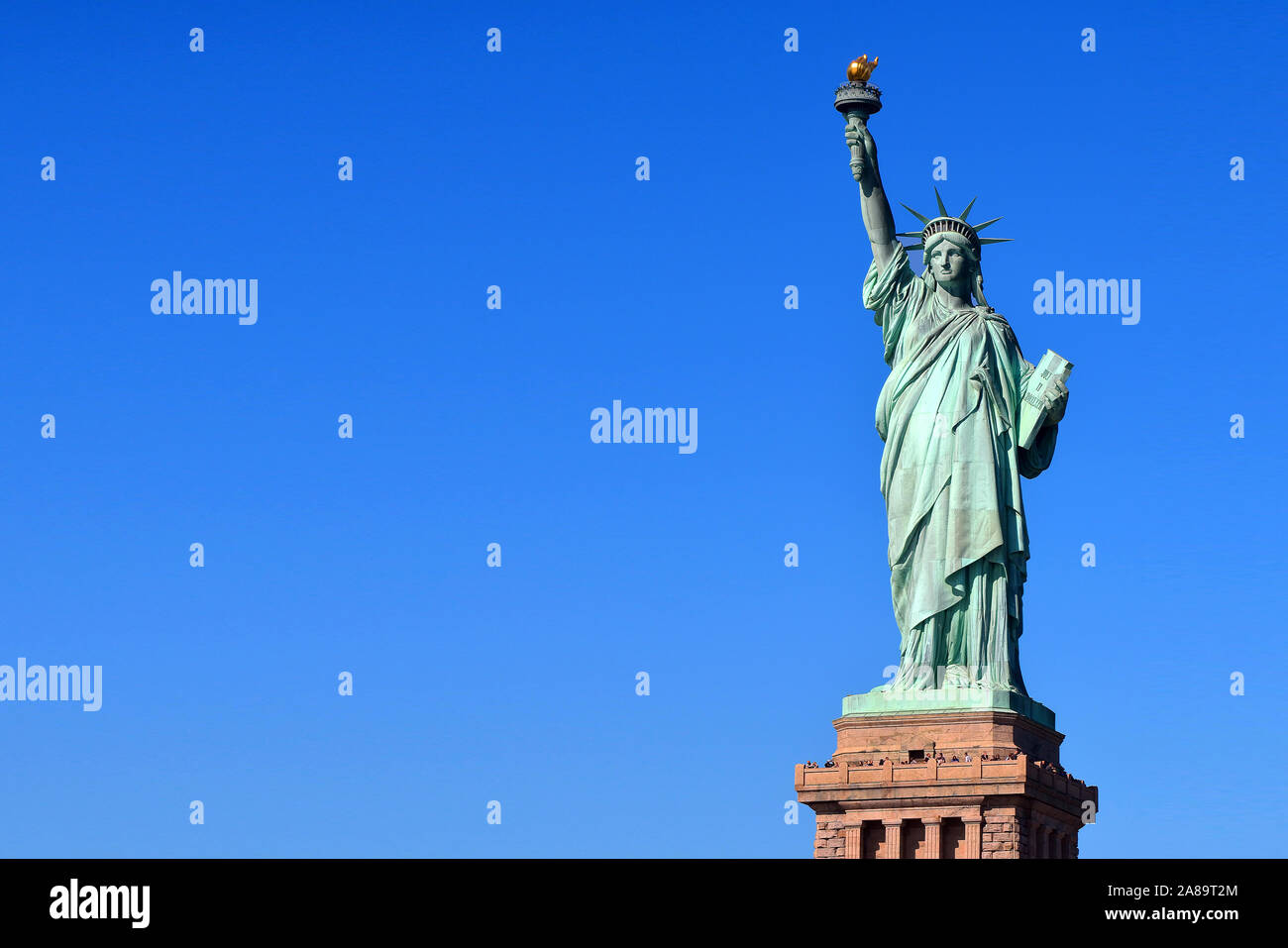 Lady Liberty, Freiheitsstatue von New York, Manhattan, USA Stock Photo ...