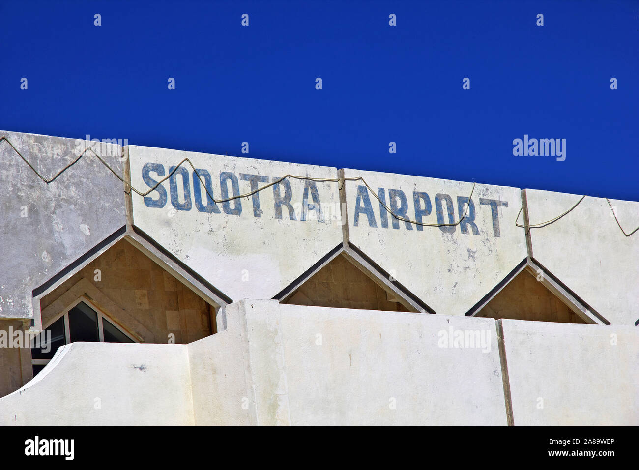 The airport in Socotra island, Yemen Stock Photo - Alamy