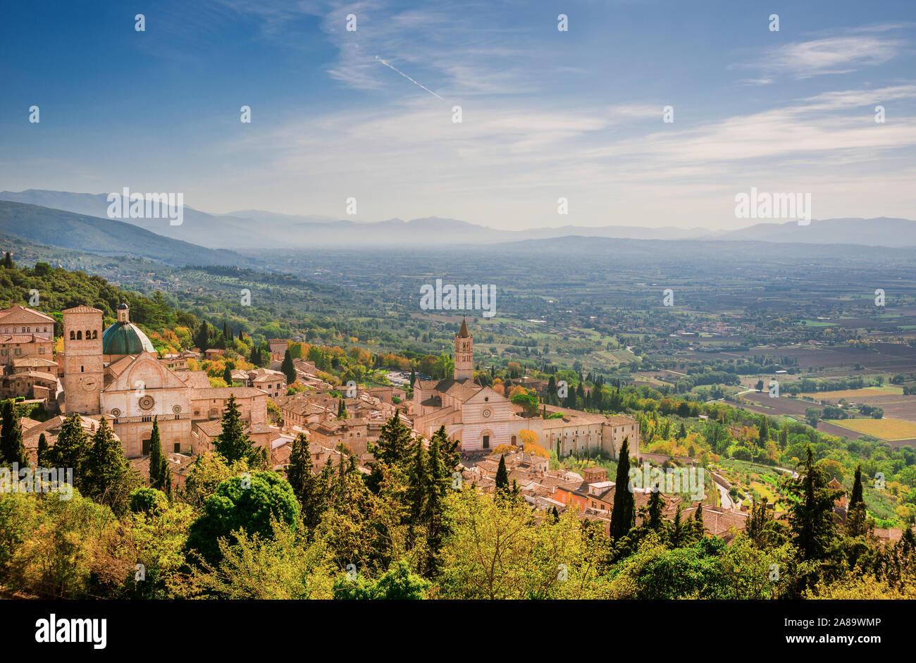 Assisi valley view of assisi hi-res stock photography and images - Alamy