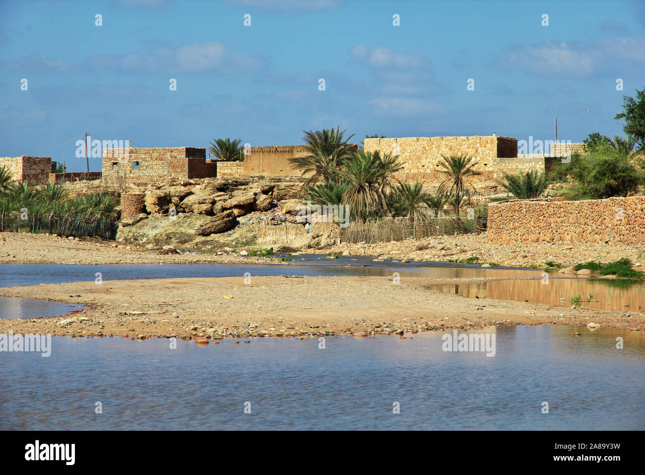 The vinatge house in Hadibo, Socotra island, Indian ocean, Yemen Stock ...