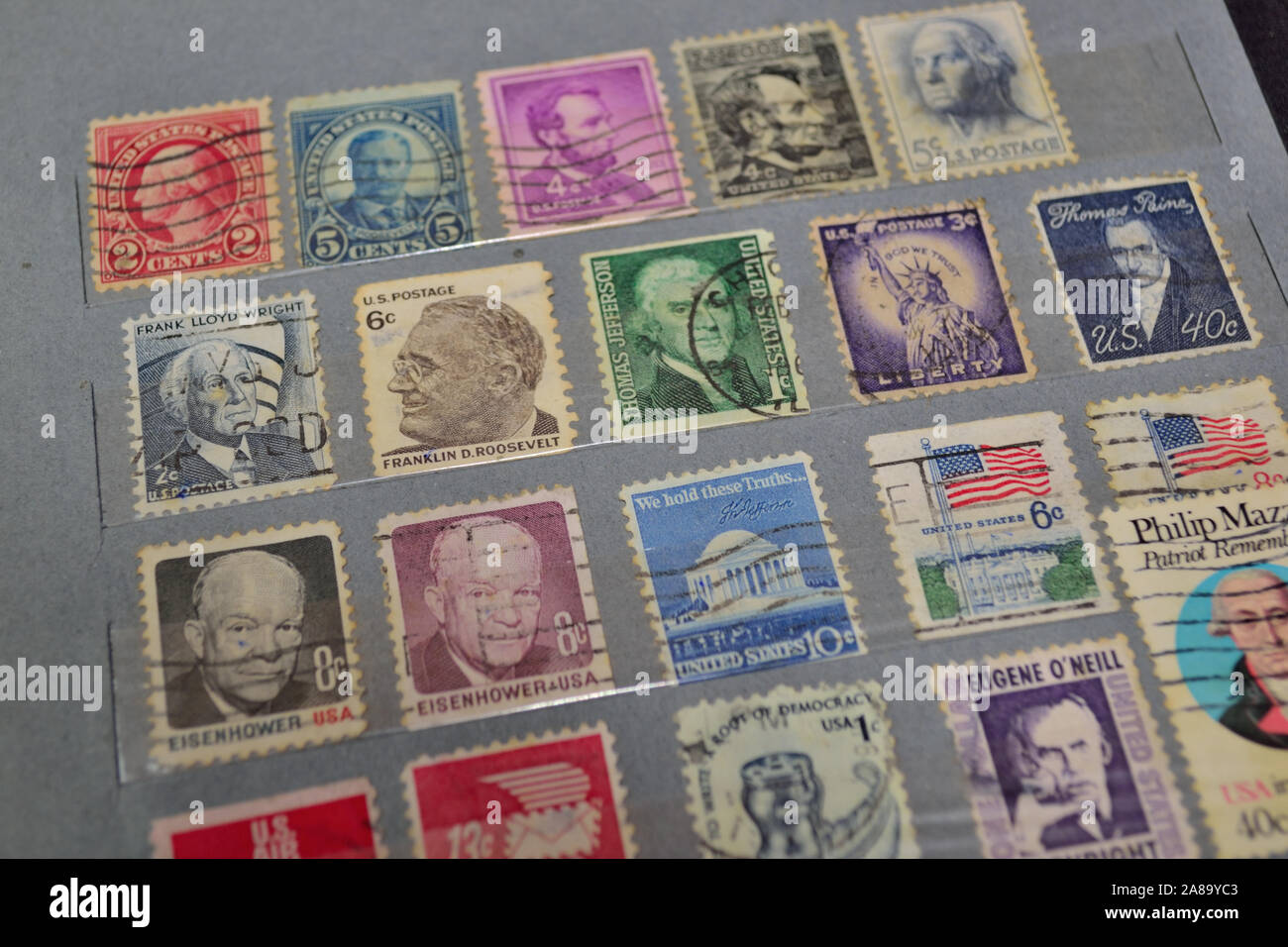 U s postage stamps hi-res stock photography and images - Alamy