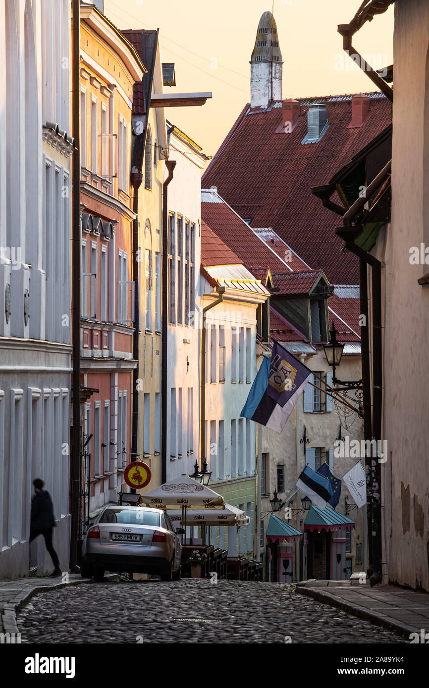 Tallinn old town streets hi-res stock photography and images - Alamy