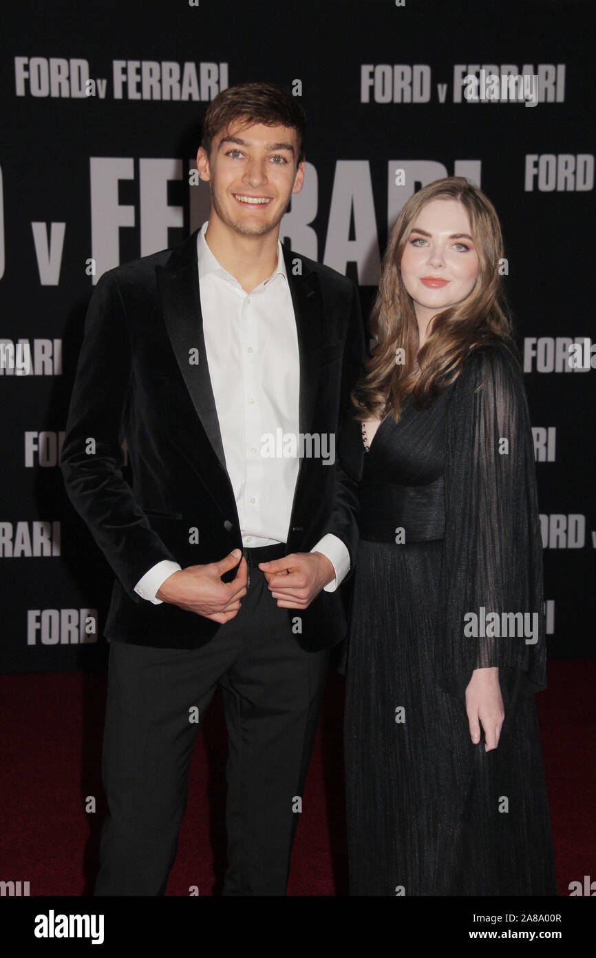 Los Angeles, USA. 04th Nov, 2019. George Russell, Maisy Kay 11/04/2019 ...