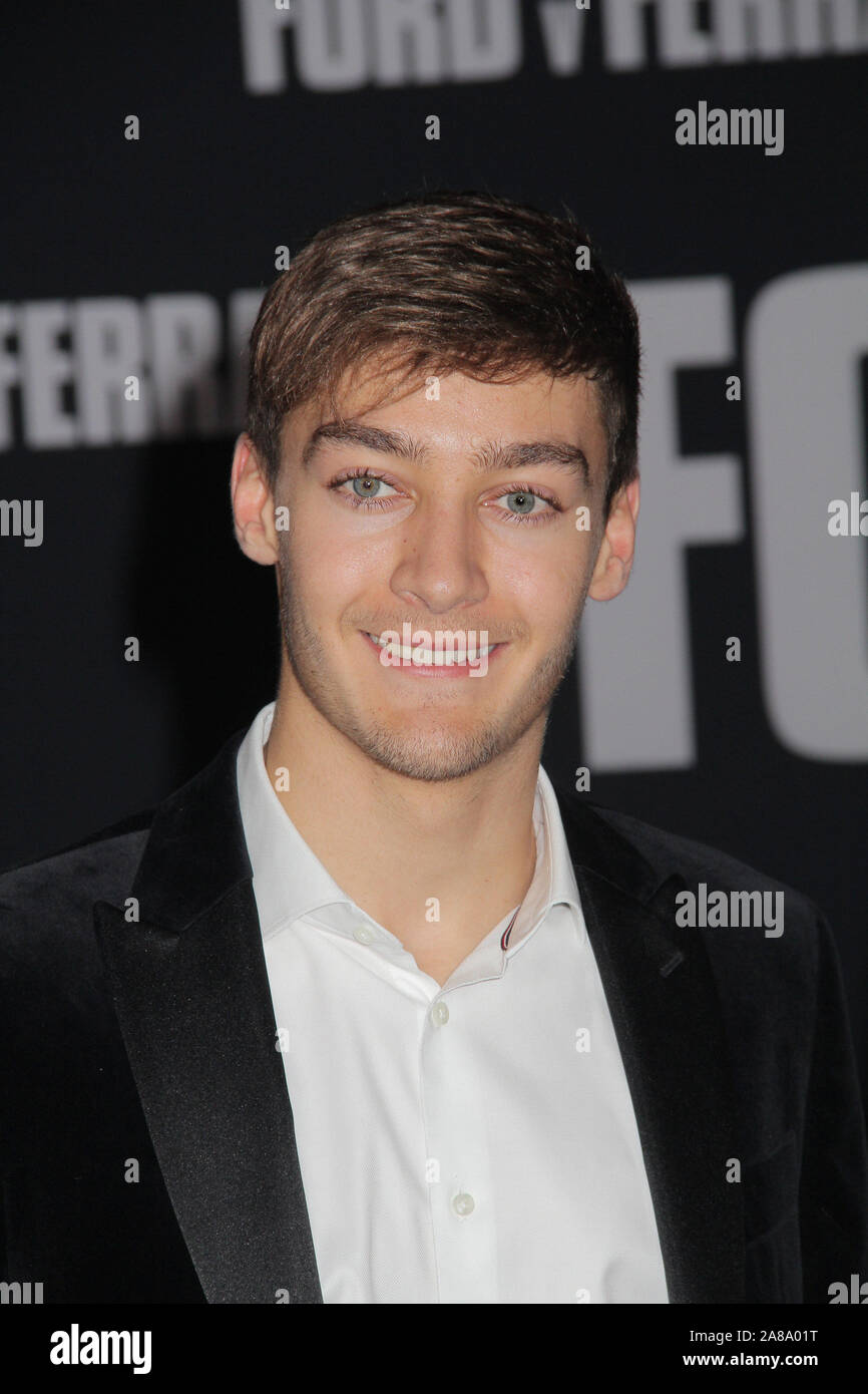 Los Angeles, USA. 04th Nov, 2019. George Russell 11/04/2019 The Special ...