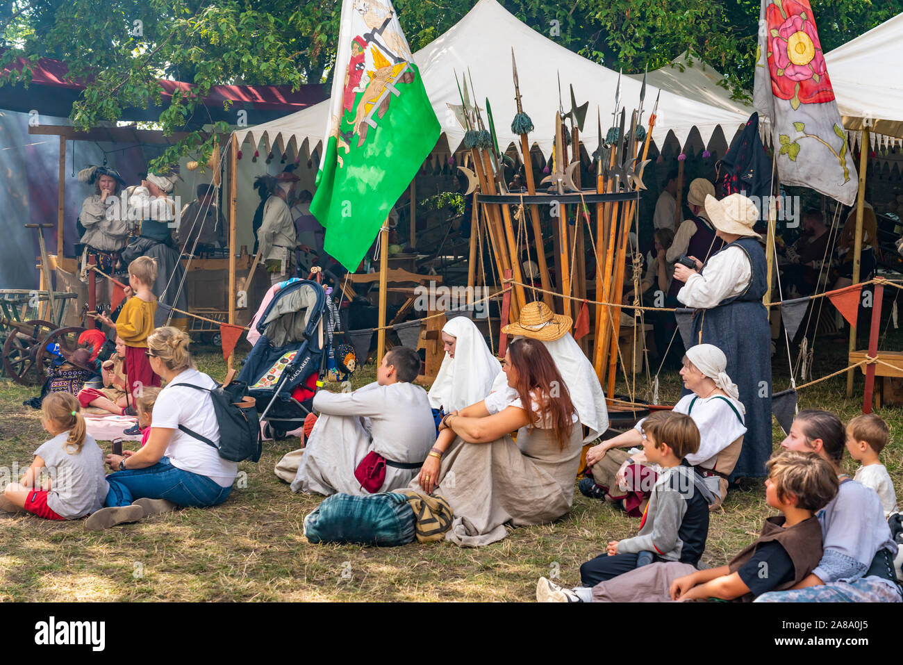 Medieval Week celebrations in the Hanseatic town of Visby, Gotland ...