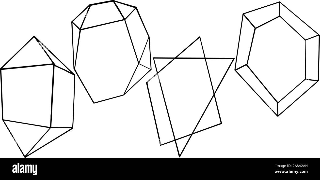 Vector diamond rock jewelry mineral. Isolated illustration element ...