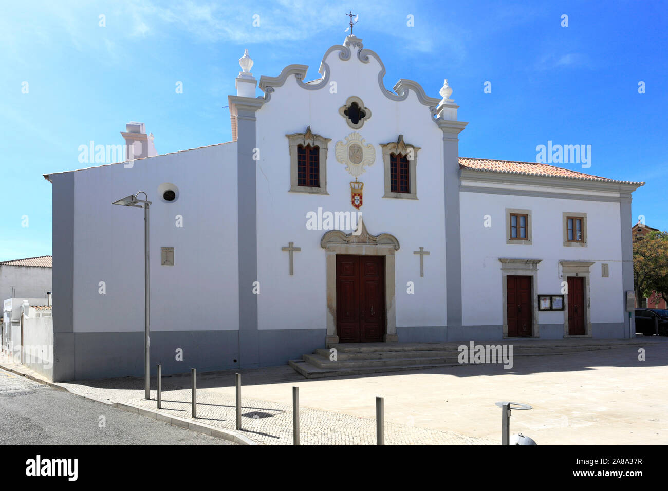 St Francis Church, Loulé town, Algarve, Portugal, Europe Stock Photo ...