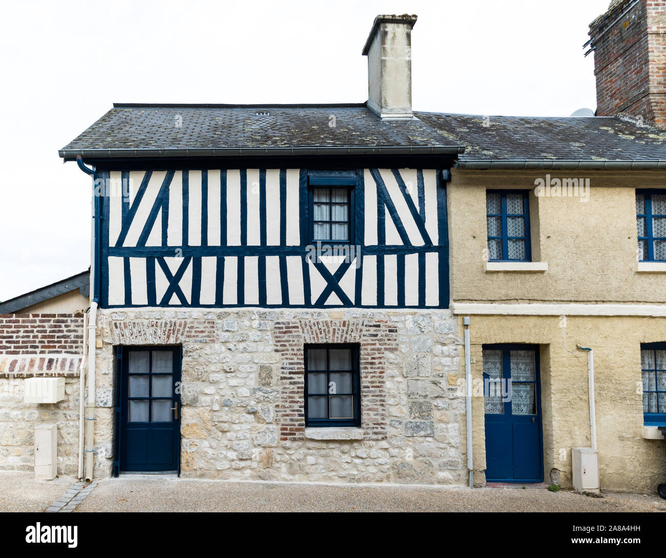 Jumieges, Normandy / France - 13 August 2019: typical Normandy ...
