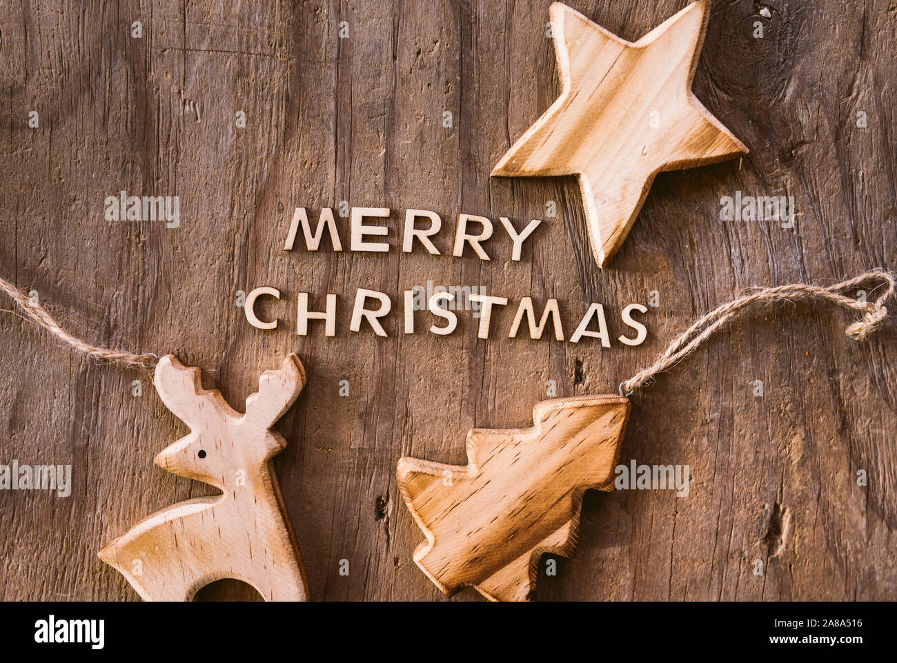 Vintage banner merry christmas hi-res stock photography and images - Alamy