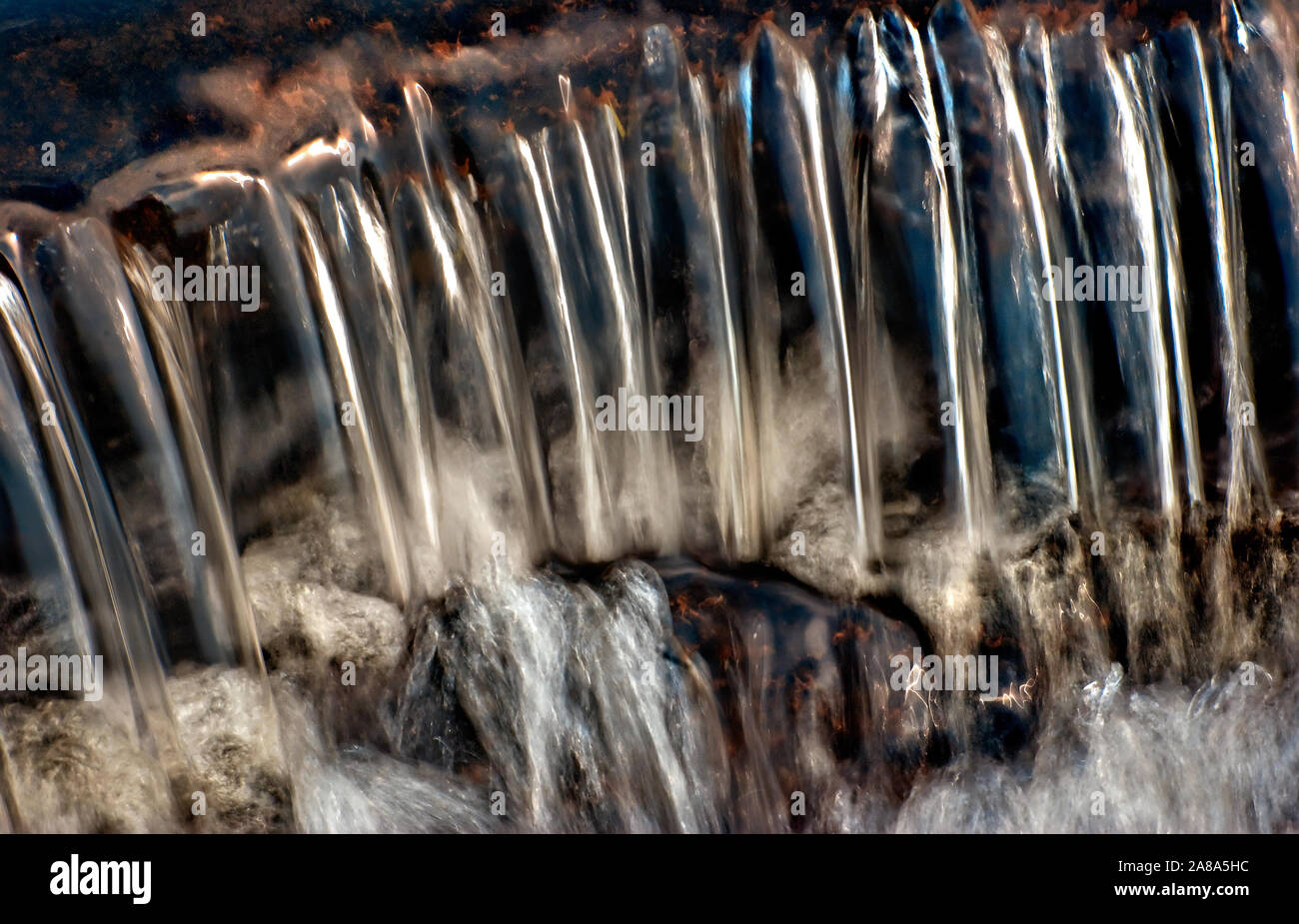 Water crashes over rocks at DeSoto Falls Aug. 5, 2010 in Mentone ...