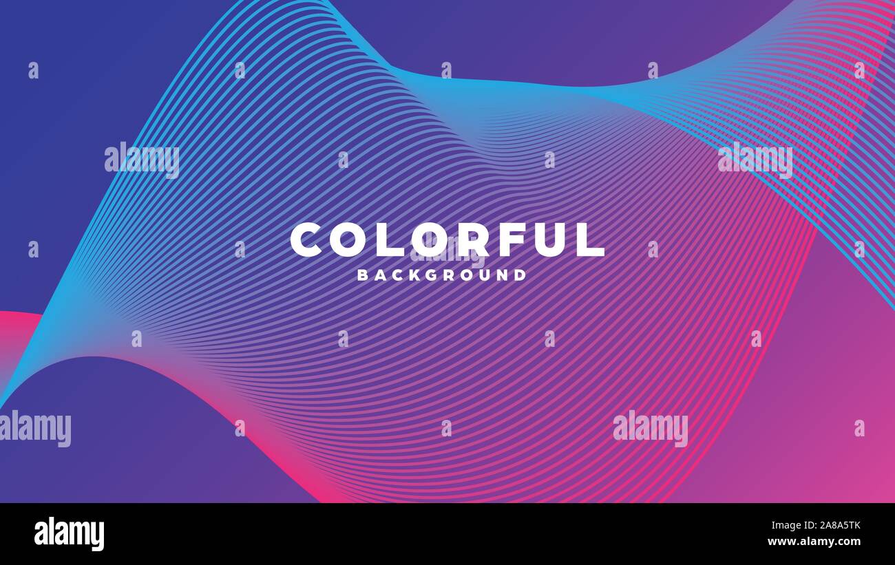 Modern minimal colorful abstract background, lines and geometric shapes ...