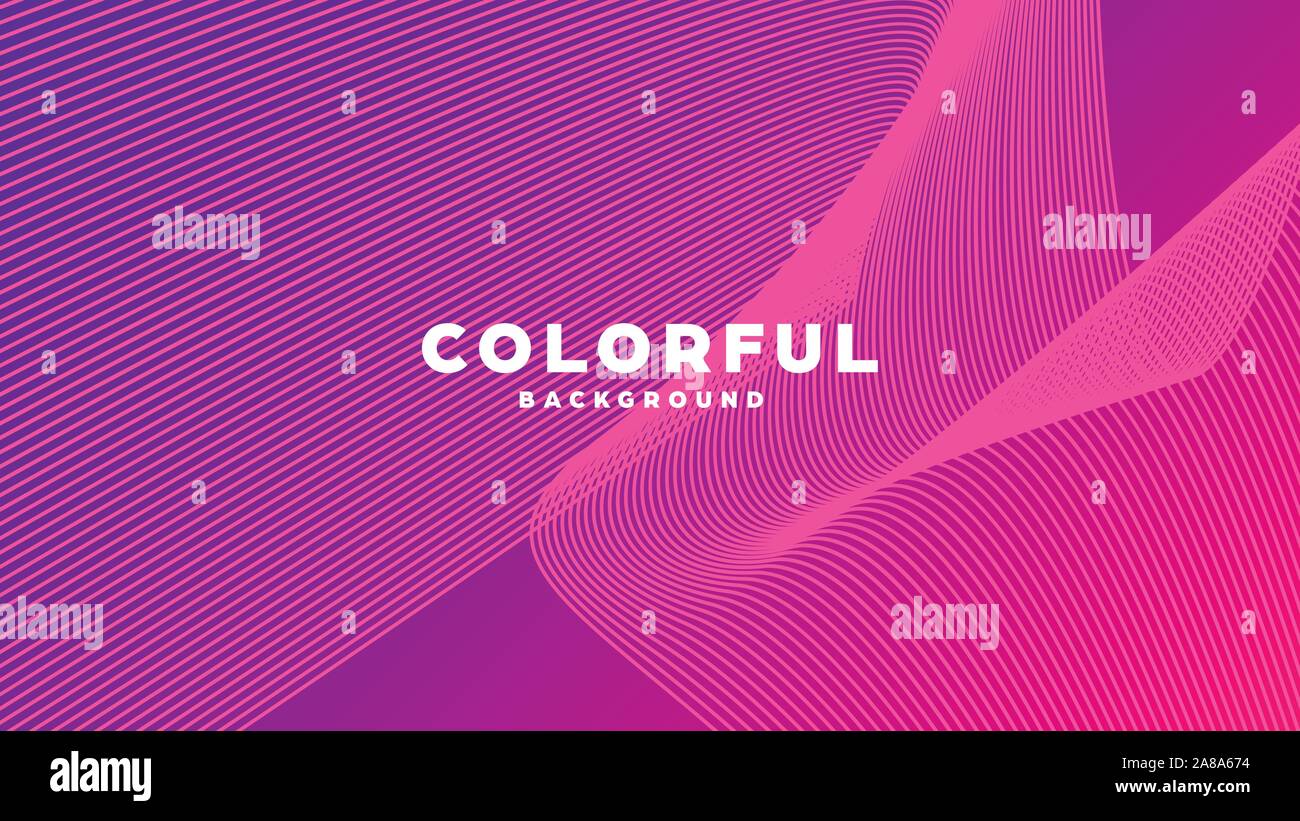 Modern minimal colorful abstract background, lines and geometric shapes ...