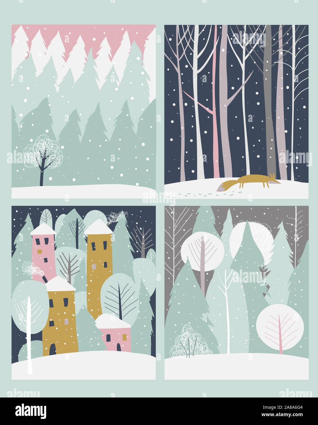 Lanscape background Stock Vector Images - Alamy