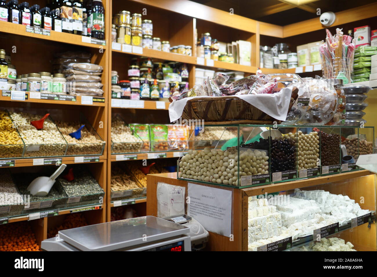 Grocery Store in Sarajevo Stock Photo - Alamy