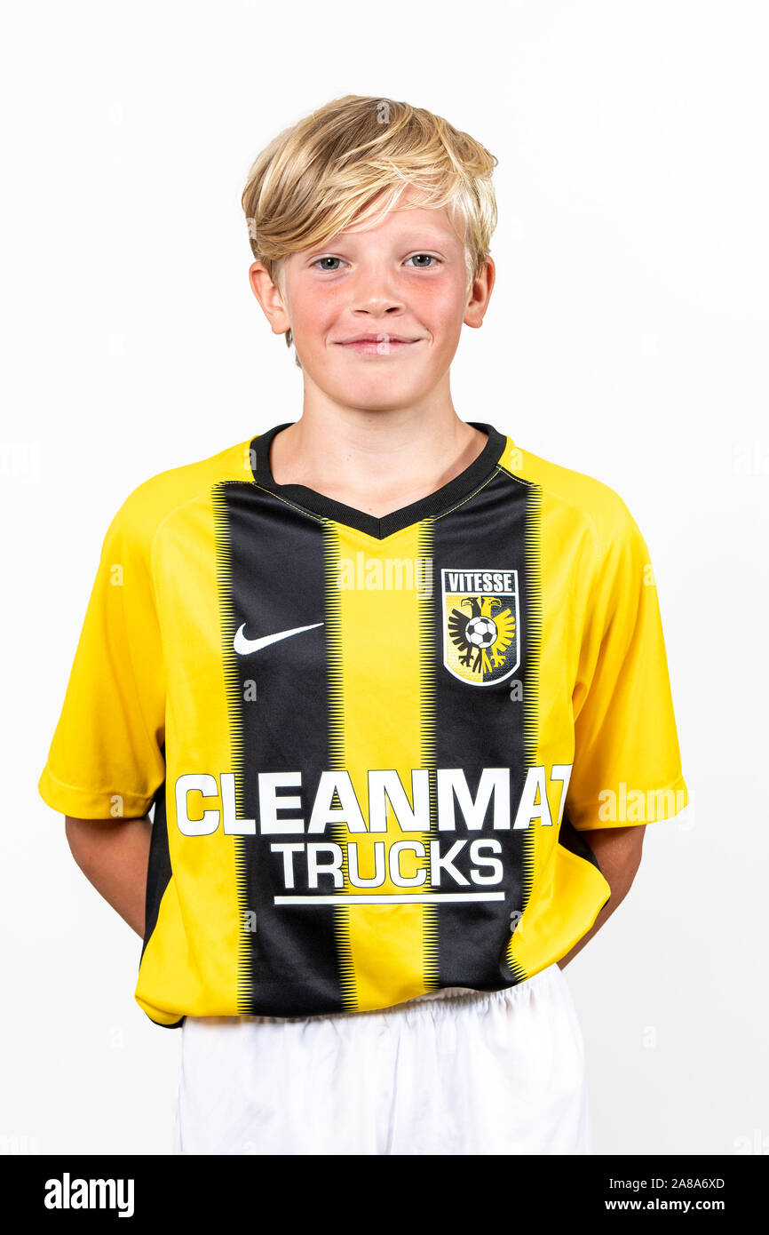 Arnhem, Netherlands. 15th Aug, 2019. Vitesse player Jens van Baaren ...