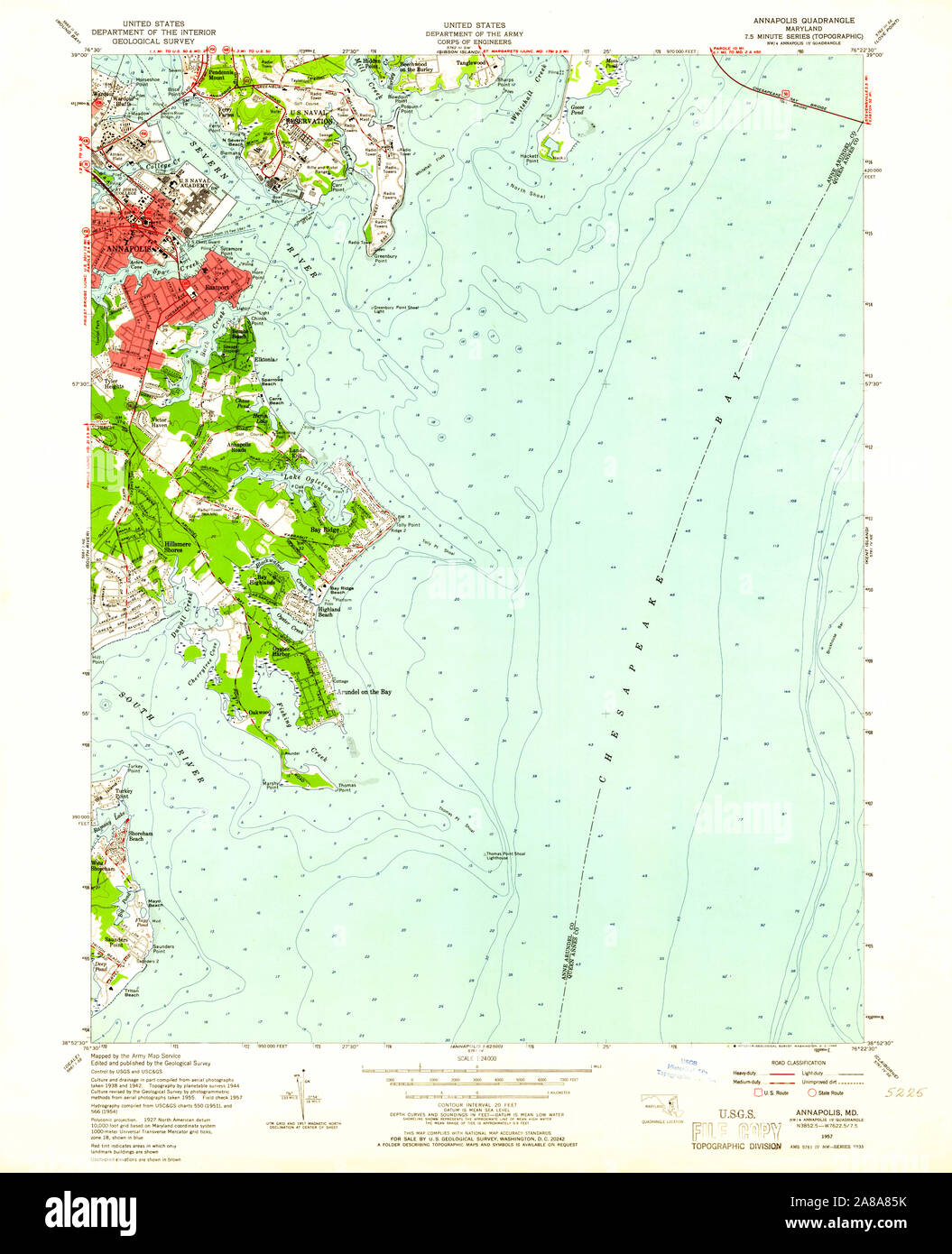 Annapolis md map hi-res stock photography and images - Alamy