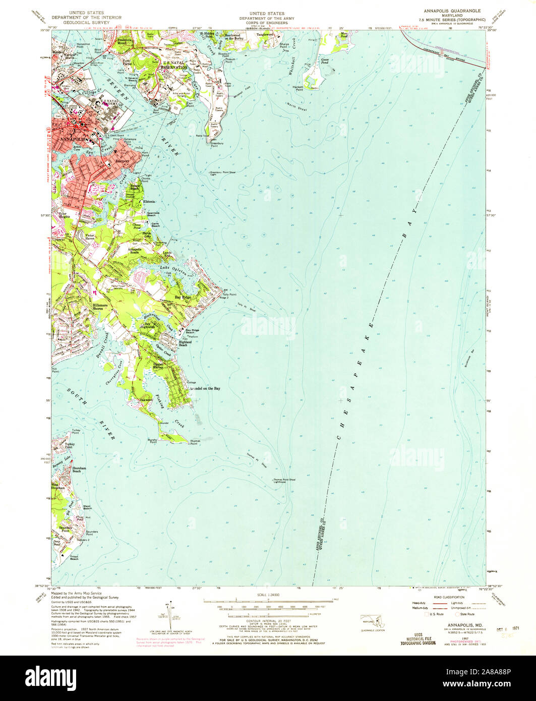 Annapolis md map hi-res stock photography and images - Alamy