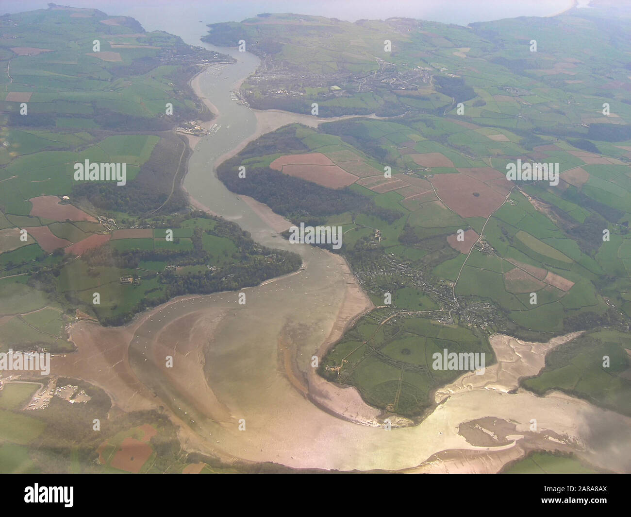 The estuary of the River Dart in Devon, UK Stock Photo - Alamy