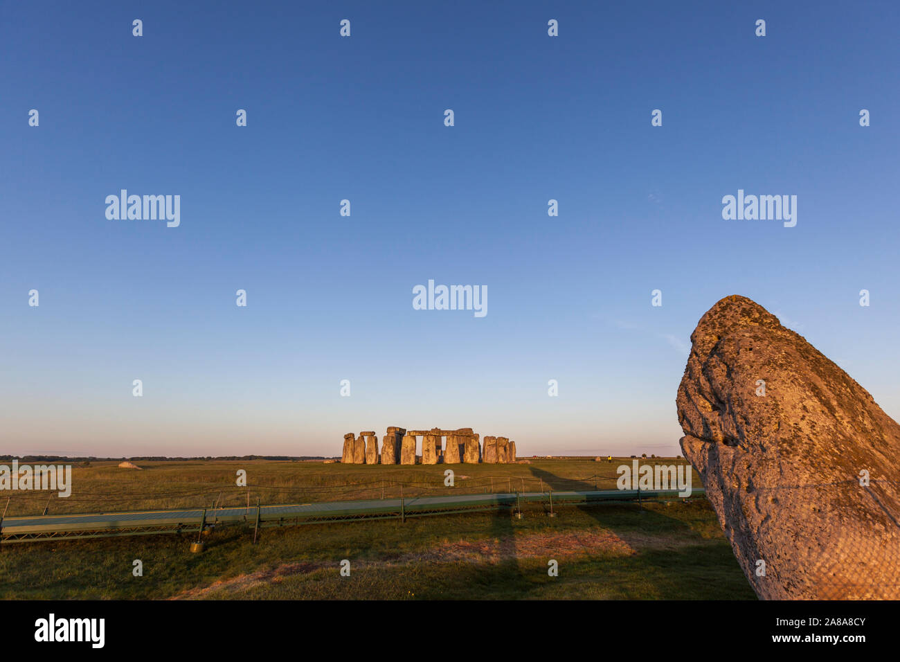 Stonehenge Sunset Wiltshire England High Resolution Stock Photography ...