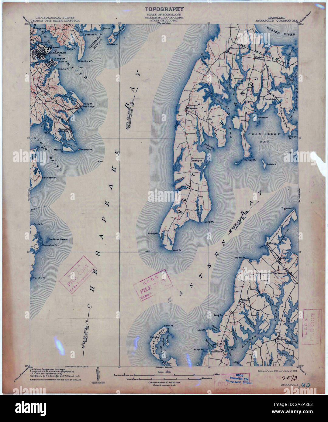 Annapolis md map hi-res stock photography and images - Alamy