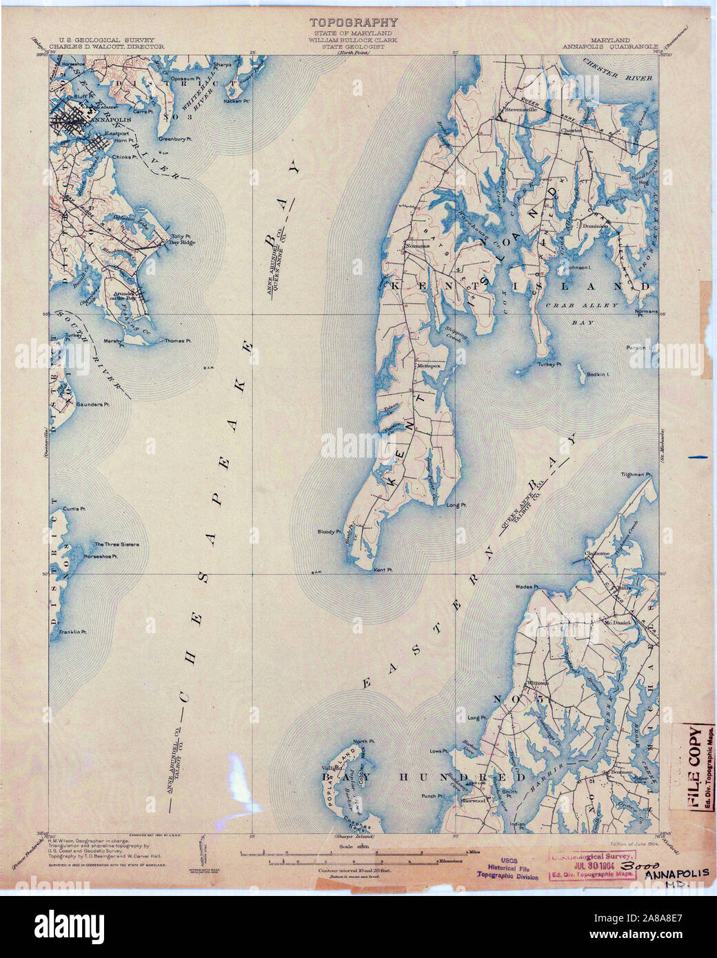 Annapolis md map hi-res stock photography and images - Alamy