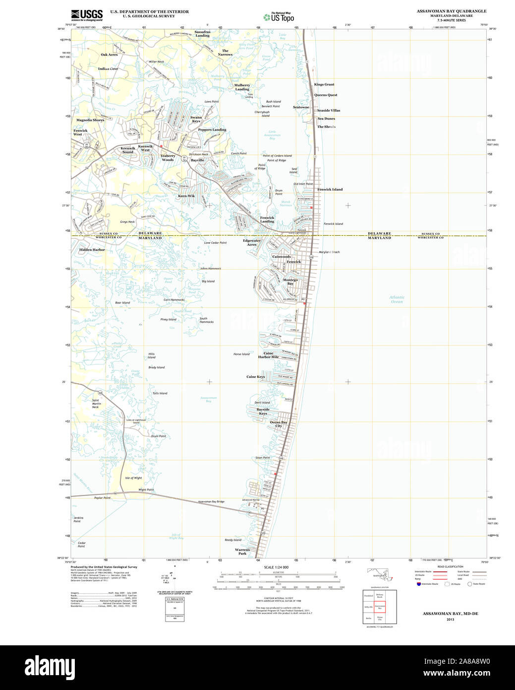 Assawoman bay hi-res stock photography and images - Alamy